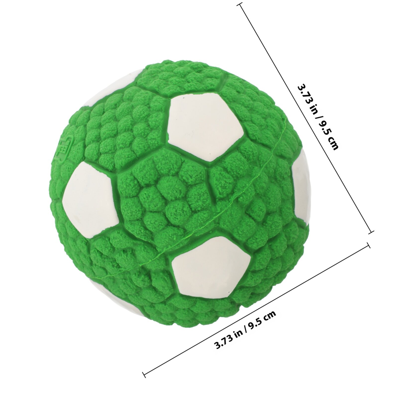 Игрушка Для Собак Из Резины Футбольный Мяч Для Жевания Размер 9 5x9 5 Cm