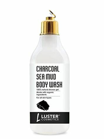 LUSTER Гель для душа Charcoal Sea Mud Body Wash с древесным углём и грязью Мёртвого моря, 300 мл