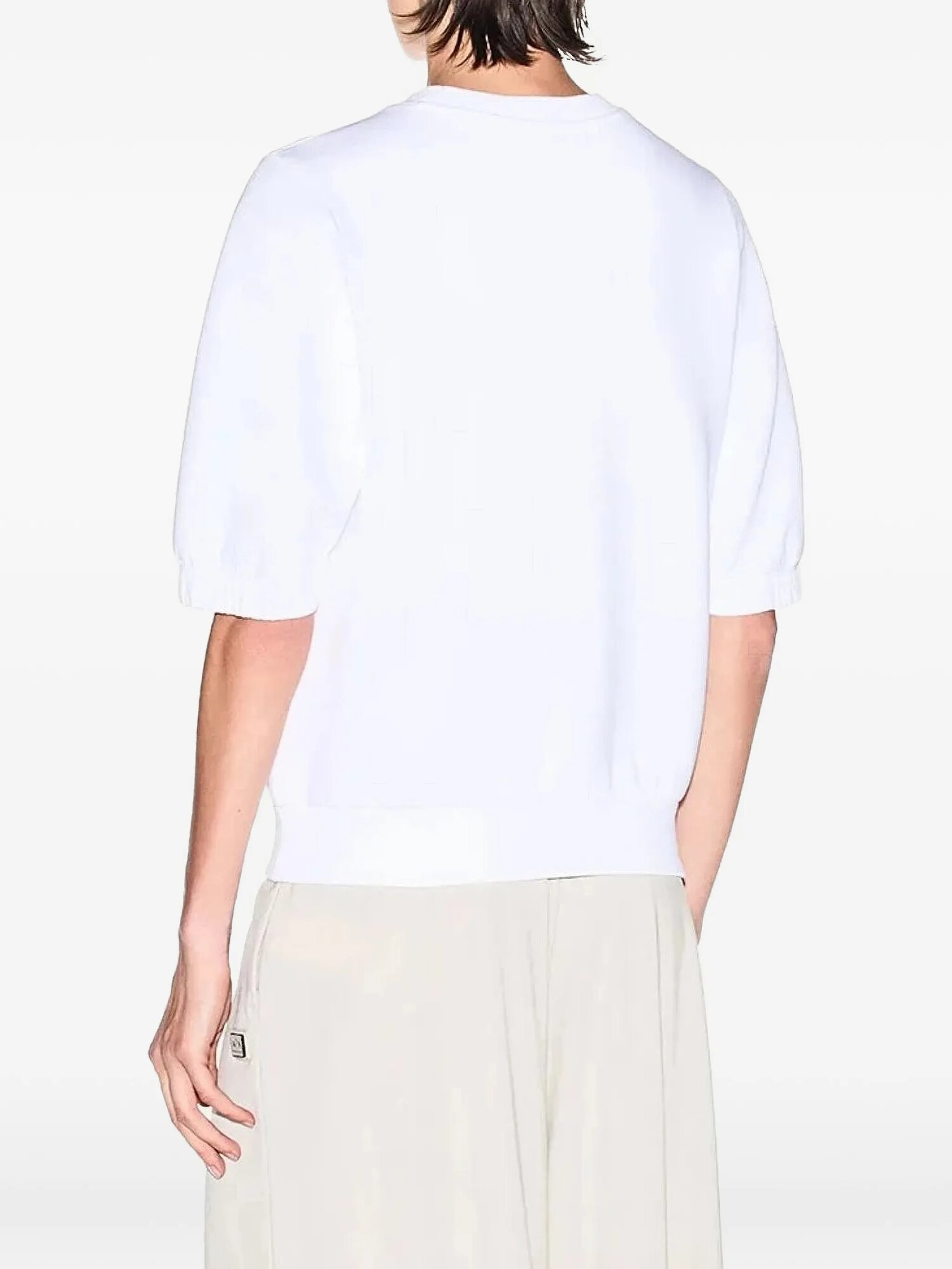 Толстовка Armani Exchange Logo-patch sweatshirt, размер 46, , white — фото 1