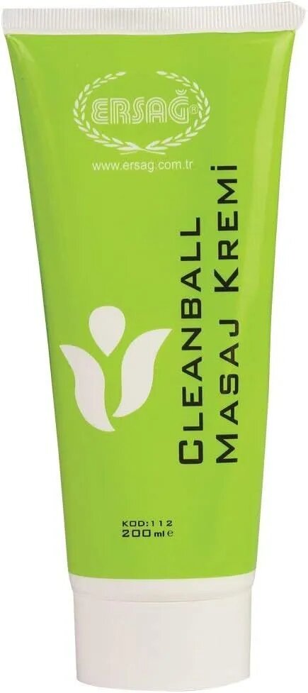 Ersa Cleanball Массажный крем, Зеленый крем 200 мл