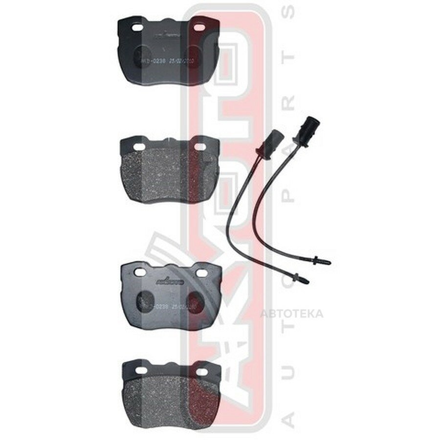 Колодки тормозные дисковые передние с датчиком AKYOTO AKD0238