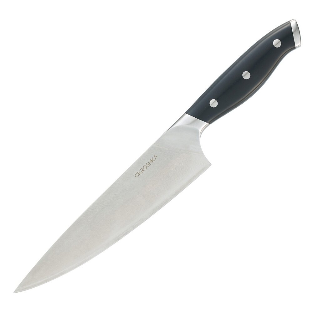 OKROSHKA OK913SP-CH Нож поварской okroshka тартар, лезвие 18,4 см