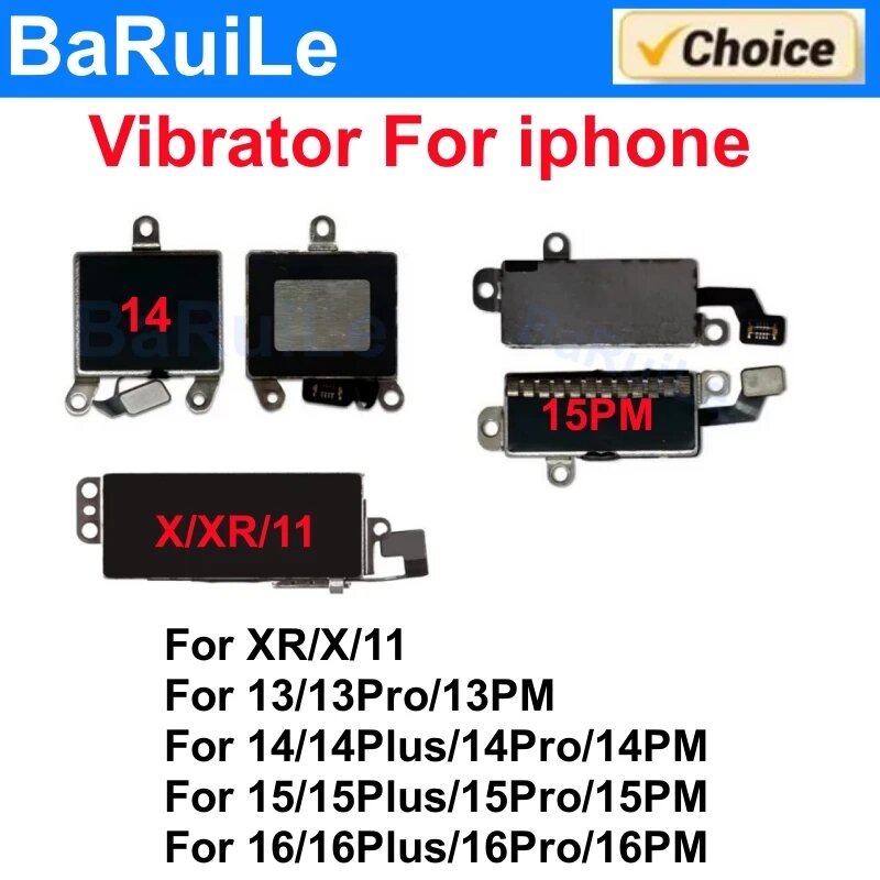 1 шт. ленточный двигатель для iPhone 13 12 11 Pro Max X XR 14 15 16 Plus, вибратор, бесшумный For 14