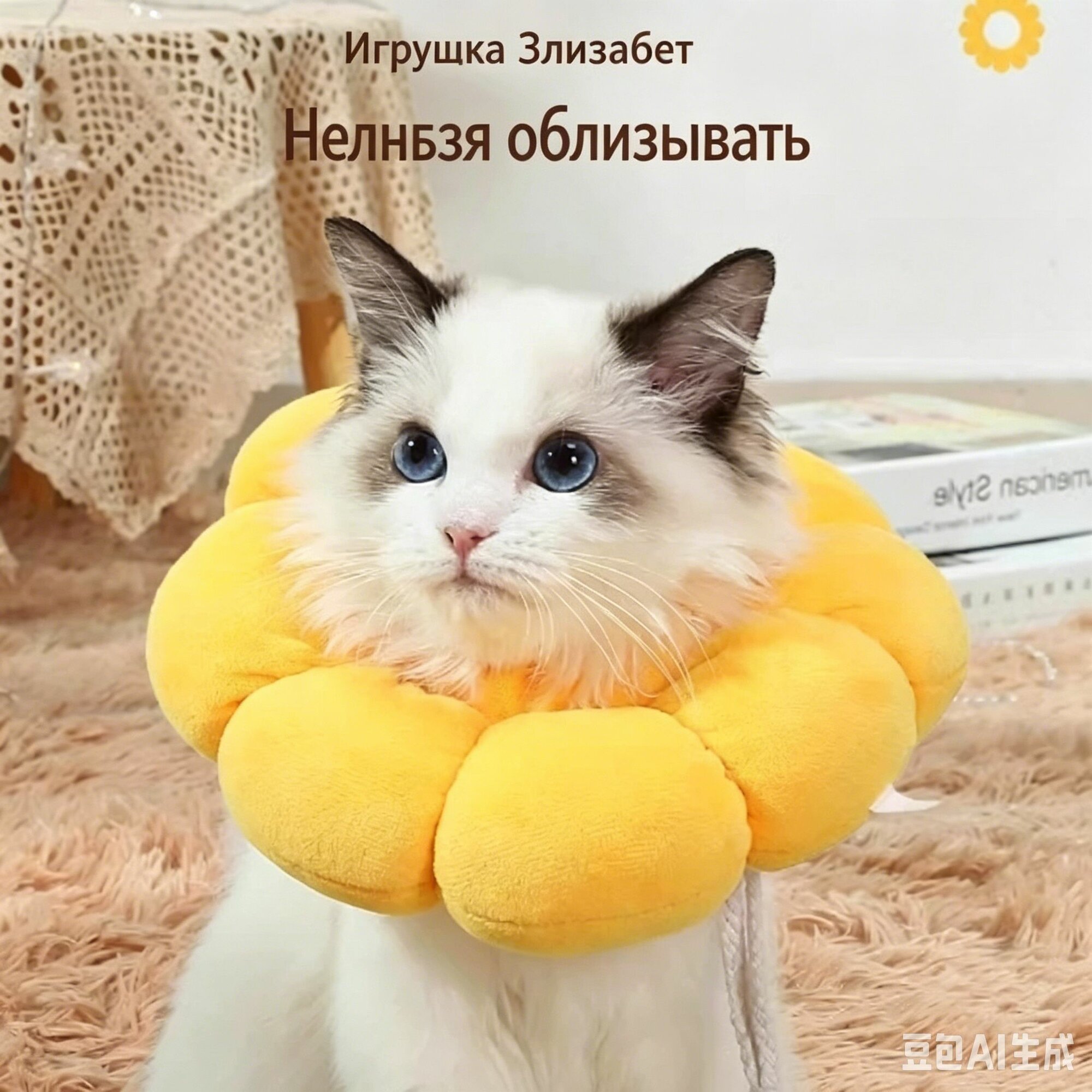 Защитный воротник для кошек и собак, елизаветинский воротник после стерилизации, предотвращает облизывание ран, мягкий ошейник-воротник для питомцев