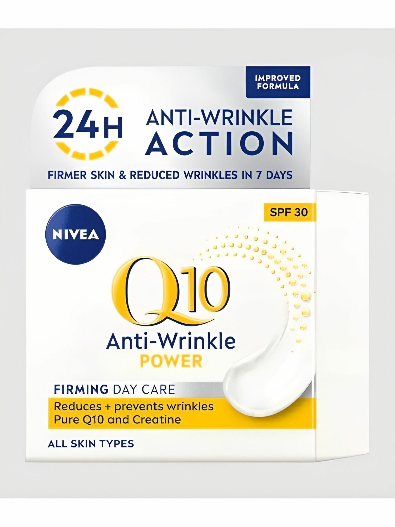 NIVEA Q10 Power Крем для лица против морщин SPF30, 50 мл антивозрастной дневной крем