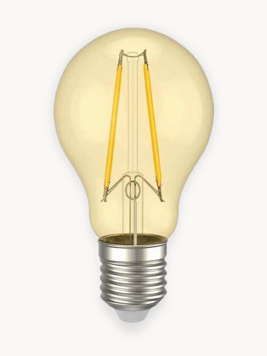 IEK Лампа LED A60 шар золото 9вт 230В 2700К E27 серия 360 LLF-A60-9-230-30-E27-CLG