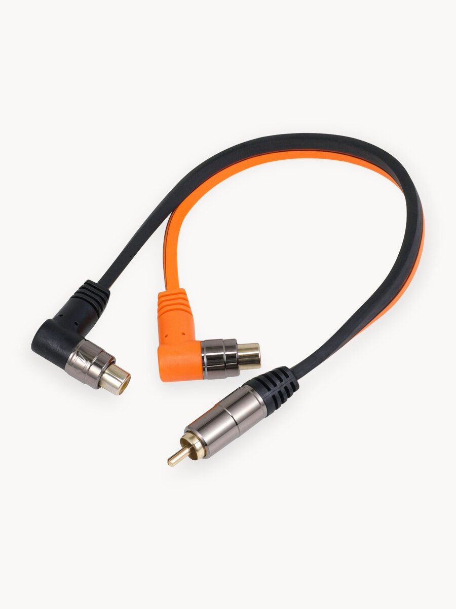 Y-разветвитель 2 мама - 1 папа DL Audio Raven YRCA 1M2F 1 x RCA (мама) на 2 x RCA (папа)