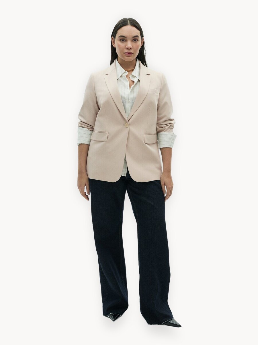 Пиджак MANGO BOREAL, размер 36 EU, серый