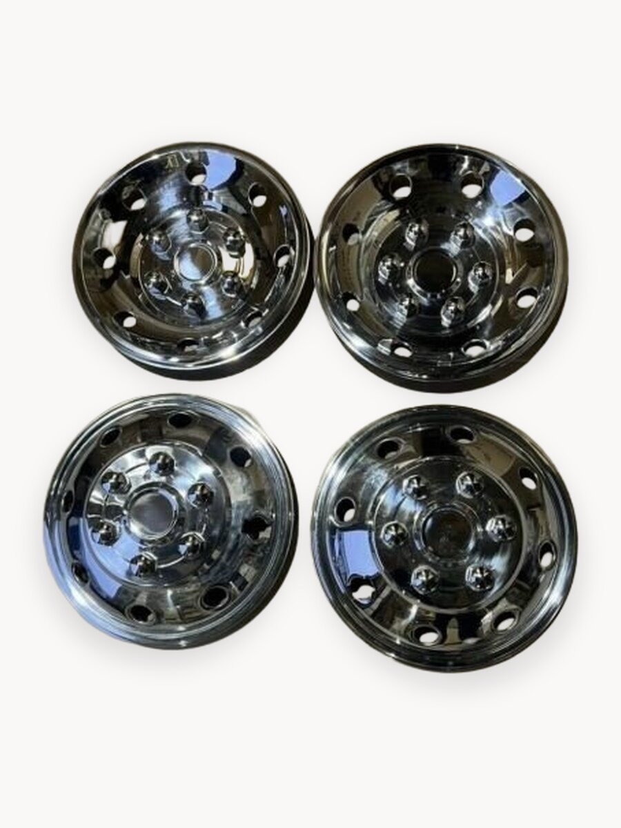 Колпаки на колёса R-16" (комплект 4 шт.) на ГАЗель нержавейка 56 RS