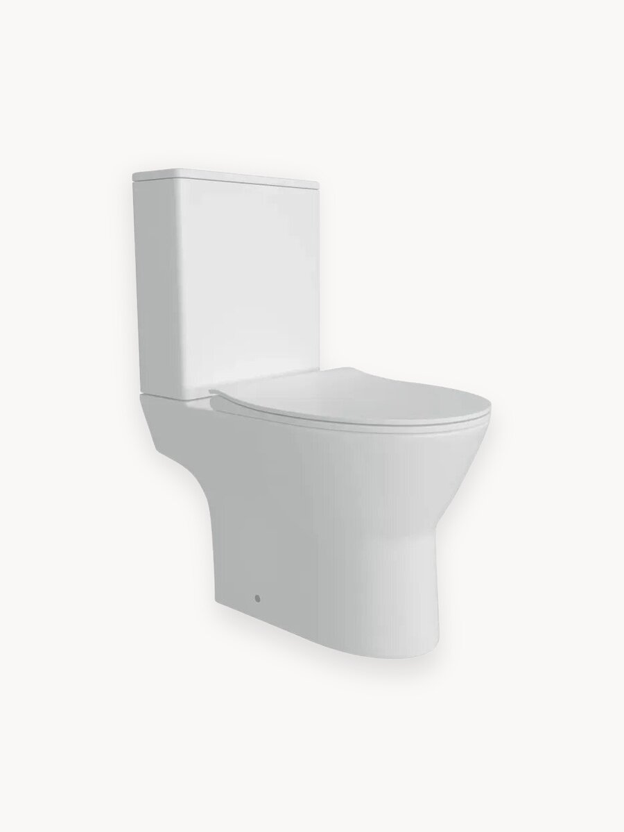 Унитаз напольный безободковый с быстросъемным сиденьем микролифт Teymi Ritta T40803