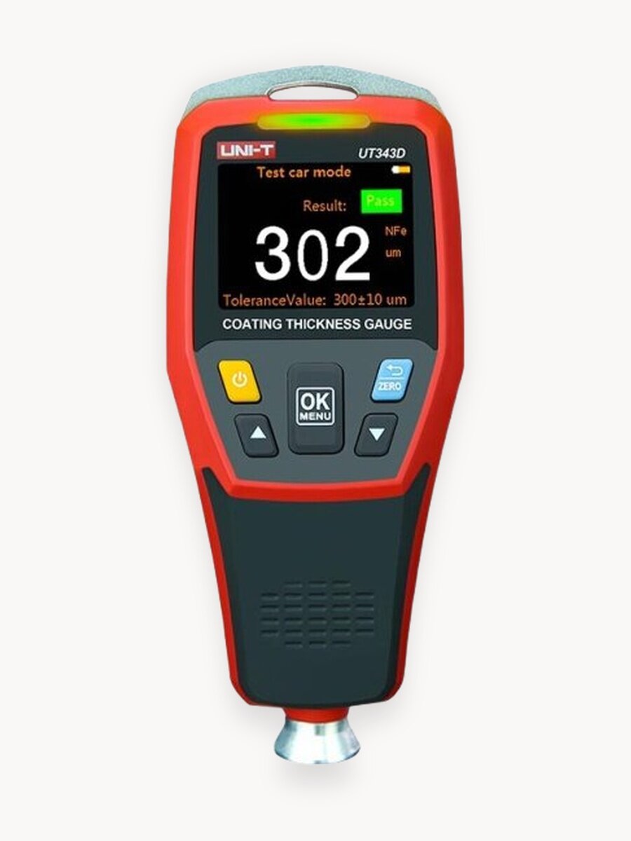 Измеритель толщины Uni-t ЛКП на магнитных и немагнитных металлах UT343D