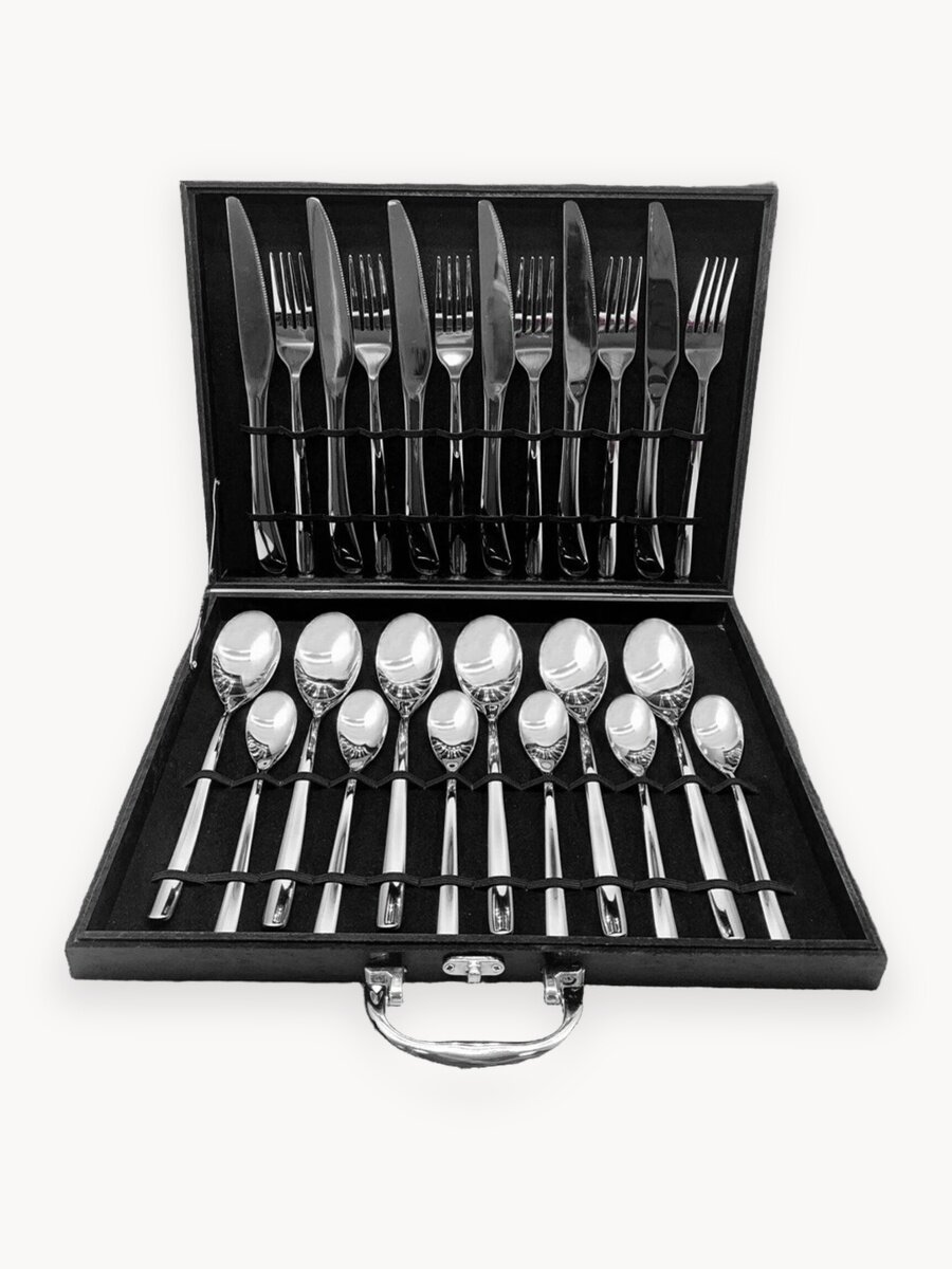 ROYAL KITCHEN Набор столовых приборов столовые приборы в подарочных кейсах, 24 предм.