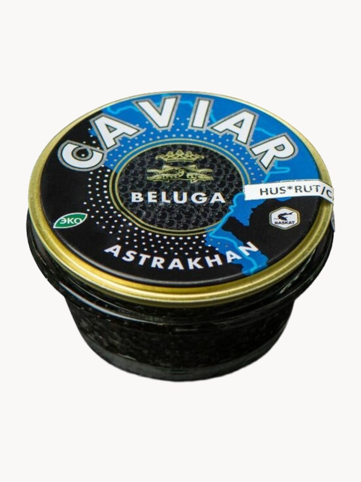 Икра черная, осетровых рыб (белуга гибрид) зернистая, Астраханская , 100 г