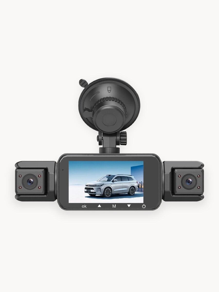 Автомобильная видеорегистратор, 4-канальная камера вождения с 4CH DVR 24Hr GPS, With 32G SD Card