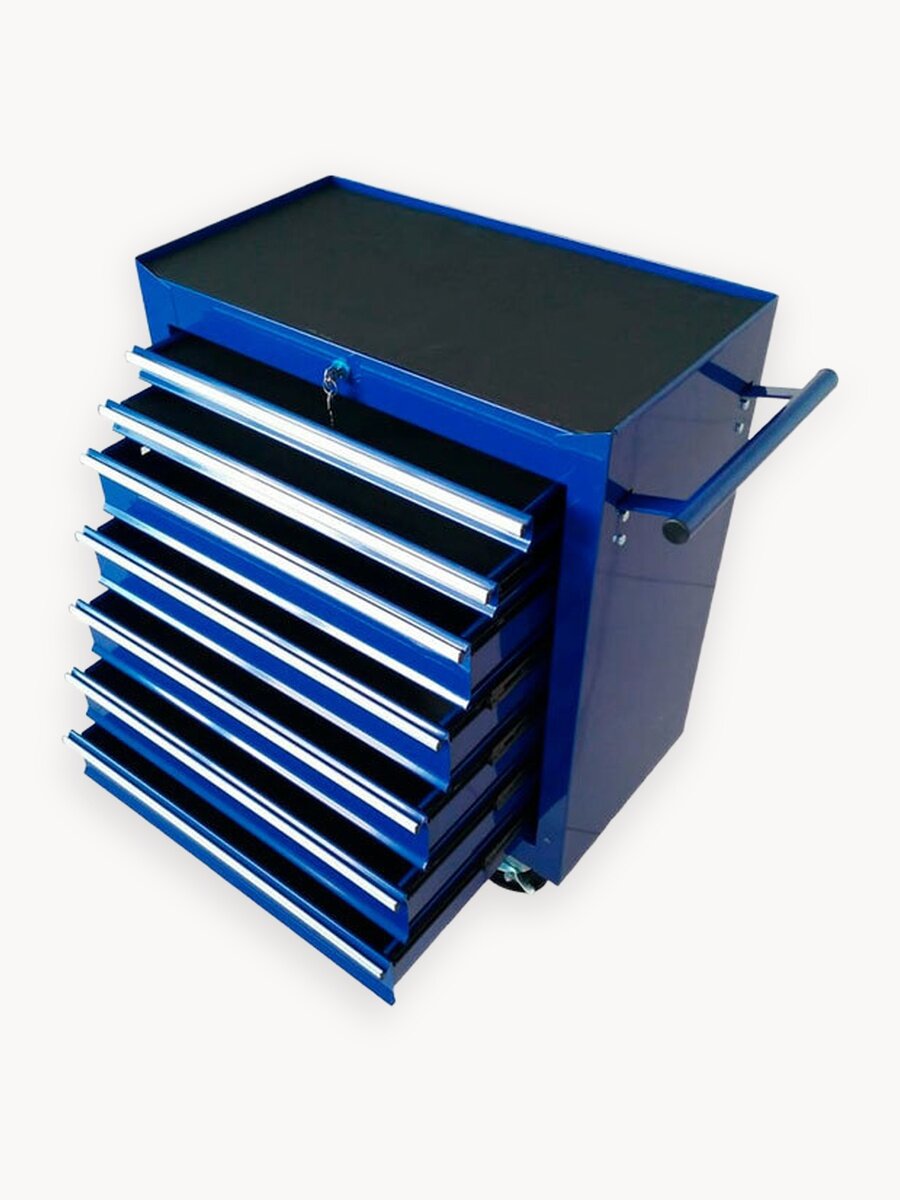 Тележка сервисная инструментальная Сервис ключ, 7 секций, 775x330x665 мм 11107