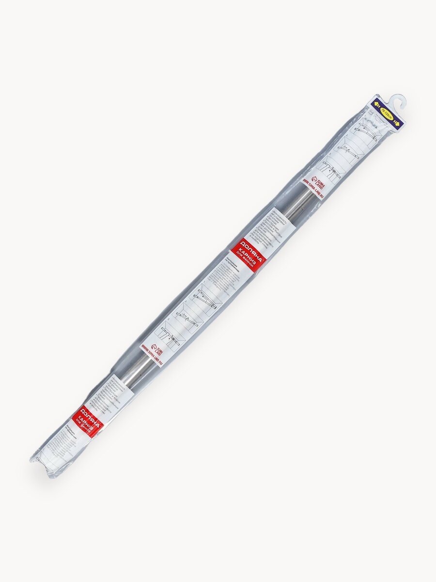 Карниз для ванной Доляна, 70-120 см, телескопический