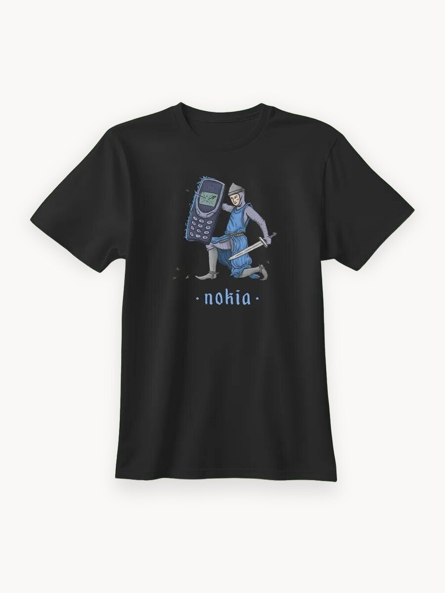 Футболка nokia средневековье