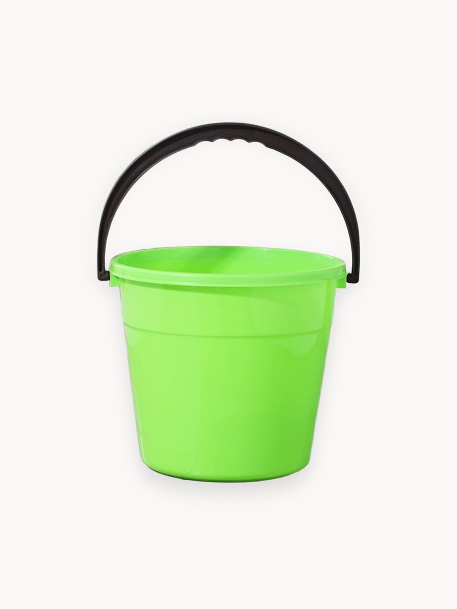 Ведро ИскраПласт, круглое, с ручкой, 5 л, d=22 см, h=19,5 см, микс