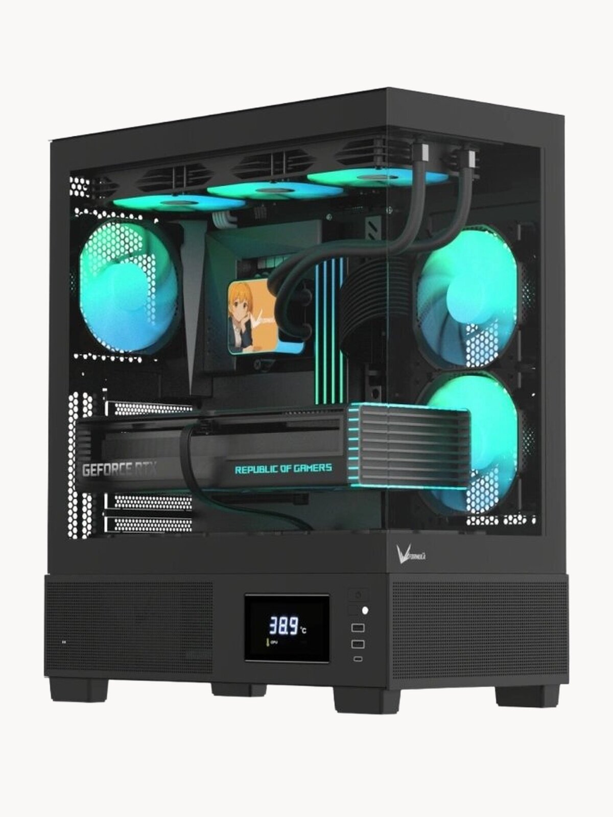 Компьютерный корпус ATX Formula Crystal E1 черный