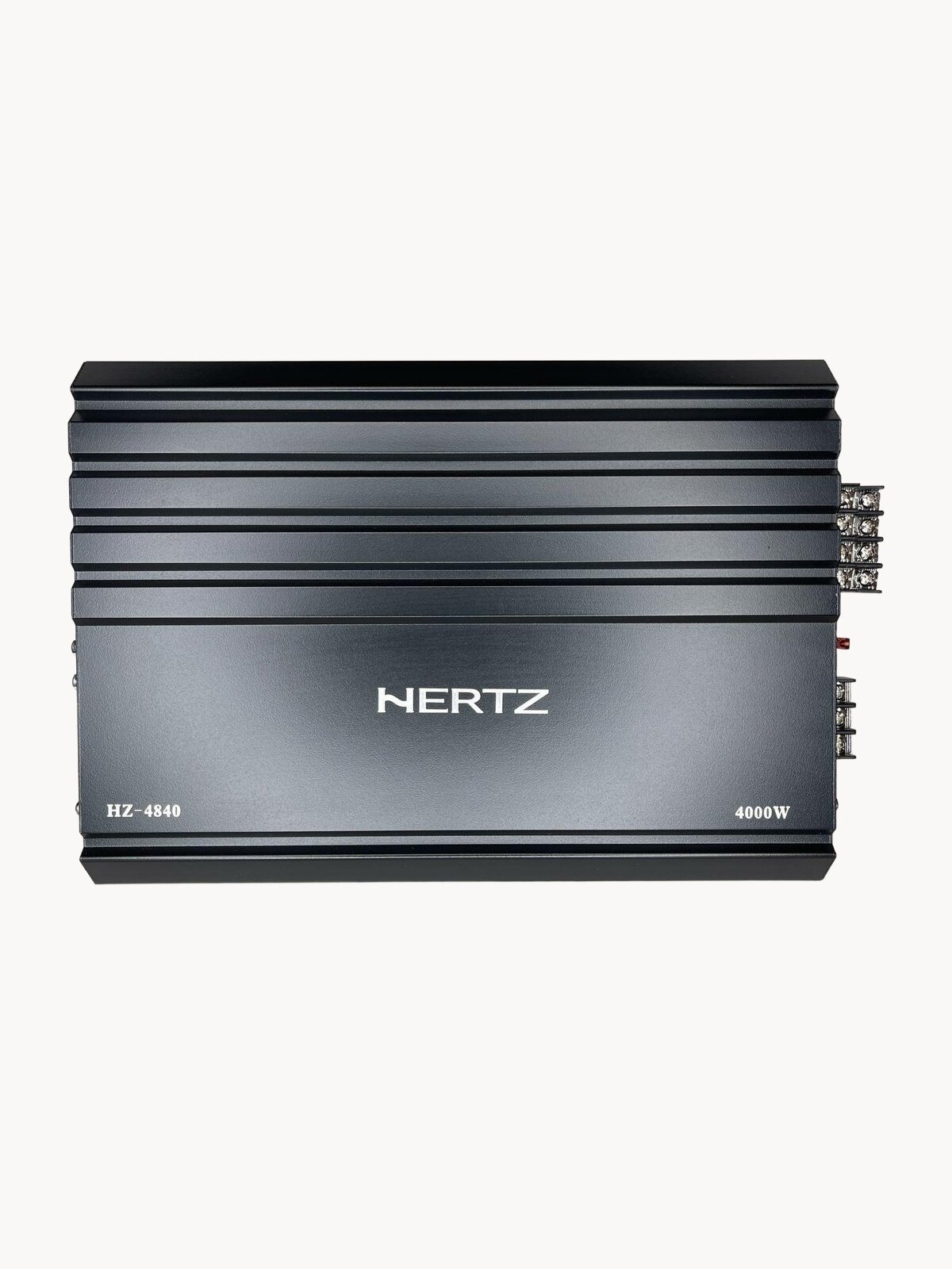 Усилитель автомобильный HZ-4840, 4 канала, мощность 4000Вт, черный