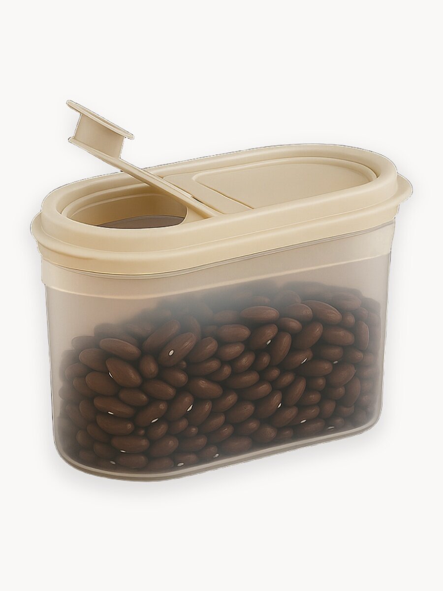 Контейнеры для хранения контейнеры для круп, сыпучих продуктов 6 шт по 1.2 литра