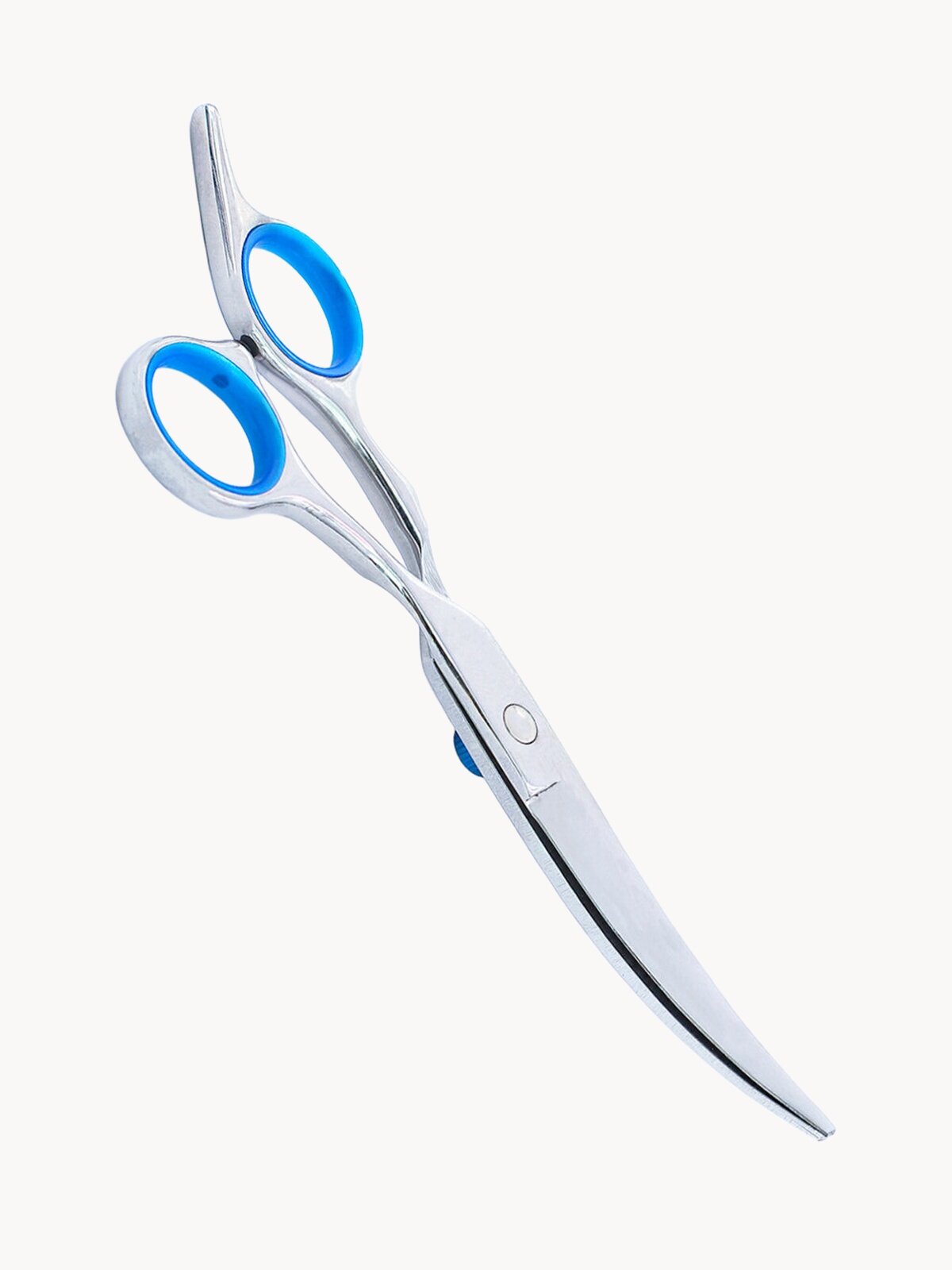 Ножницы для груминга Spios, для стрижки животных, изогнутые, левый изгиб