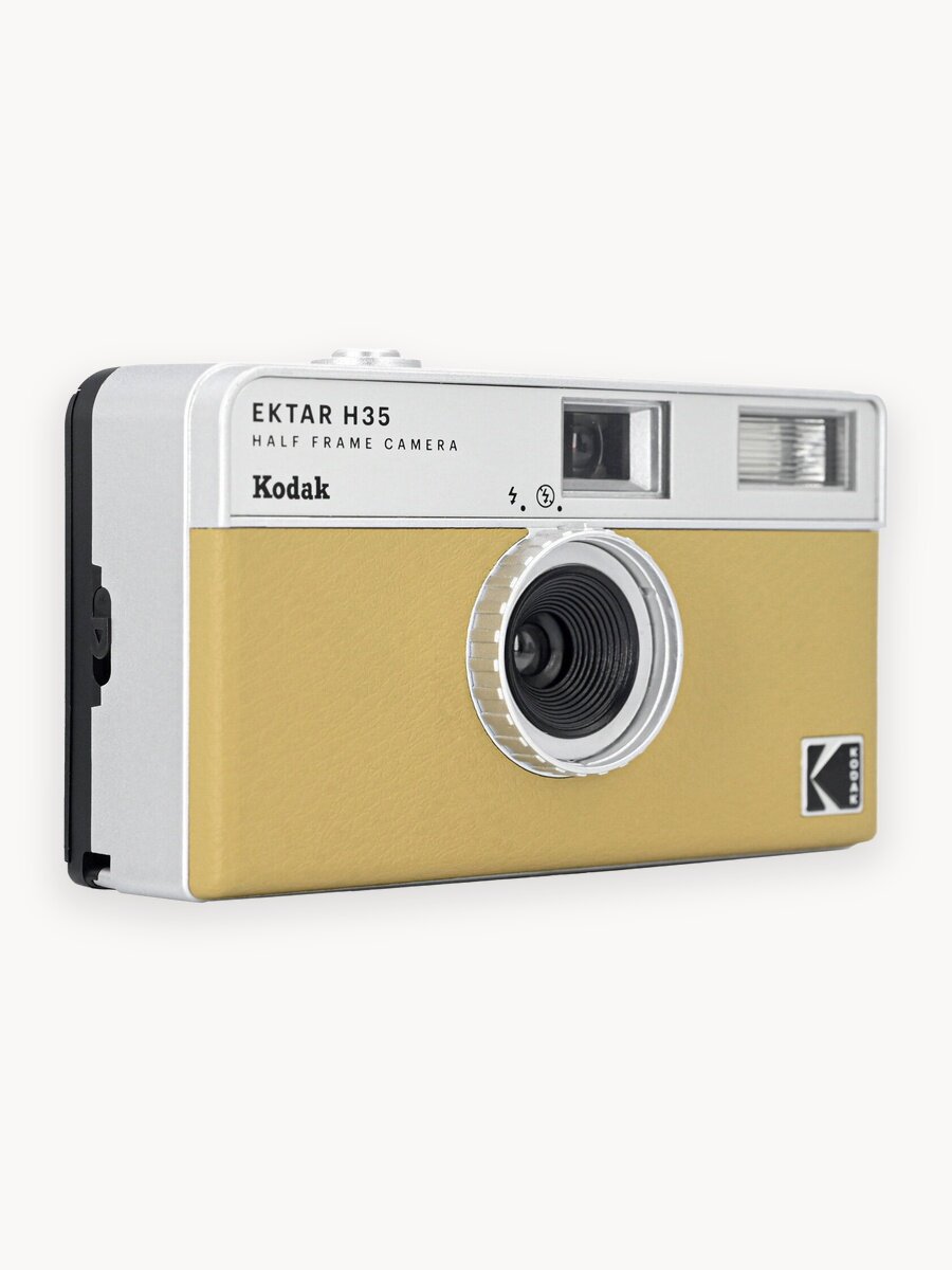 Компактный фотоаппарат Kodak Ektar H35 Sand, желтый, со вспышкой
