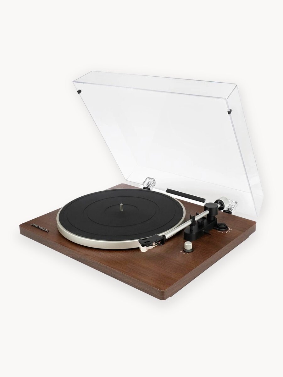 Premiera ECO One walnut проигрыватель винила, пассиковый привод, walnut