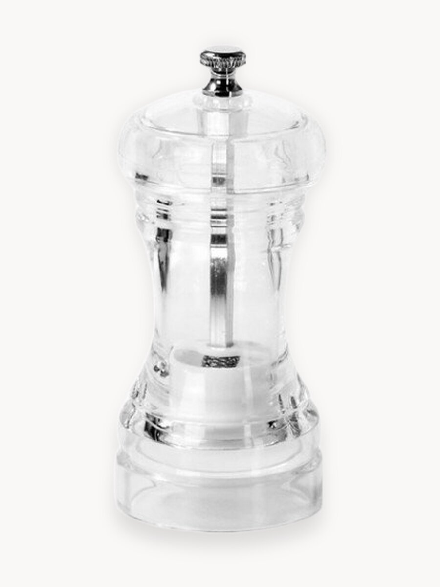 8097 FISSMAN Мельница для соли и перца 11x5 см (акрил, с керамическим механизмом)