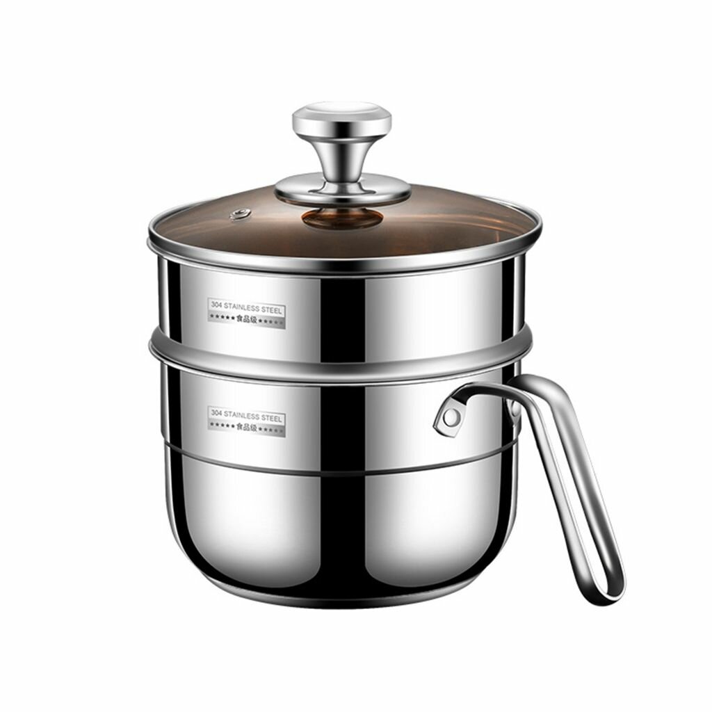 304 Нержавеющая сталь кастрюля - двойная стенка