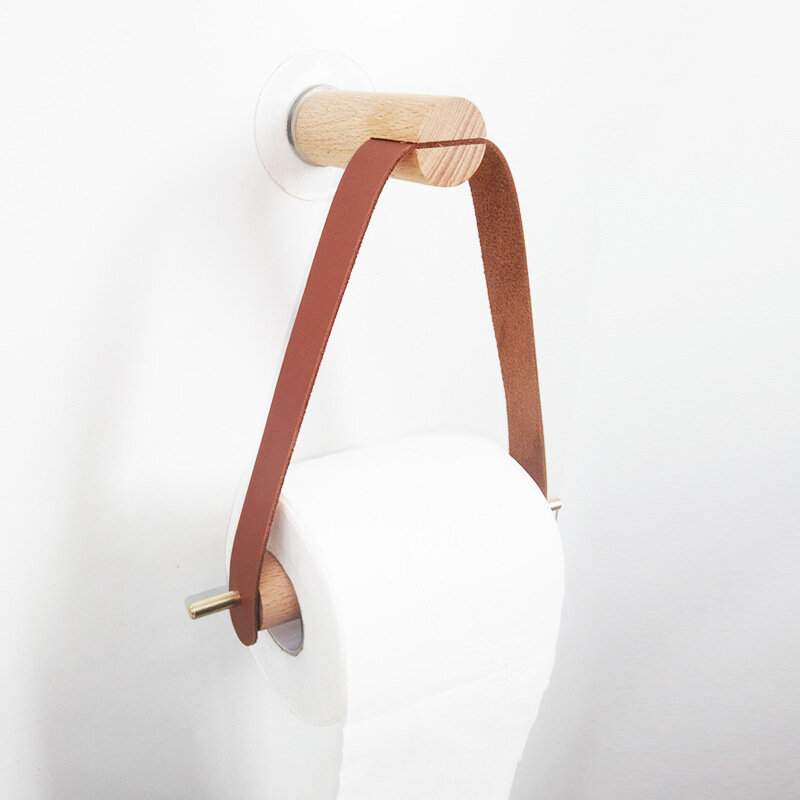 XMT Подвесной держатель для рулонов бумаги из чистой меди и бука