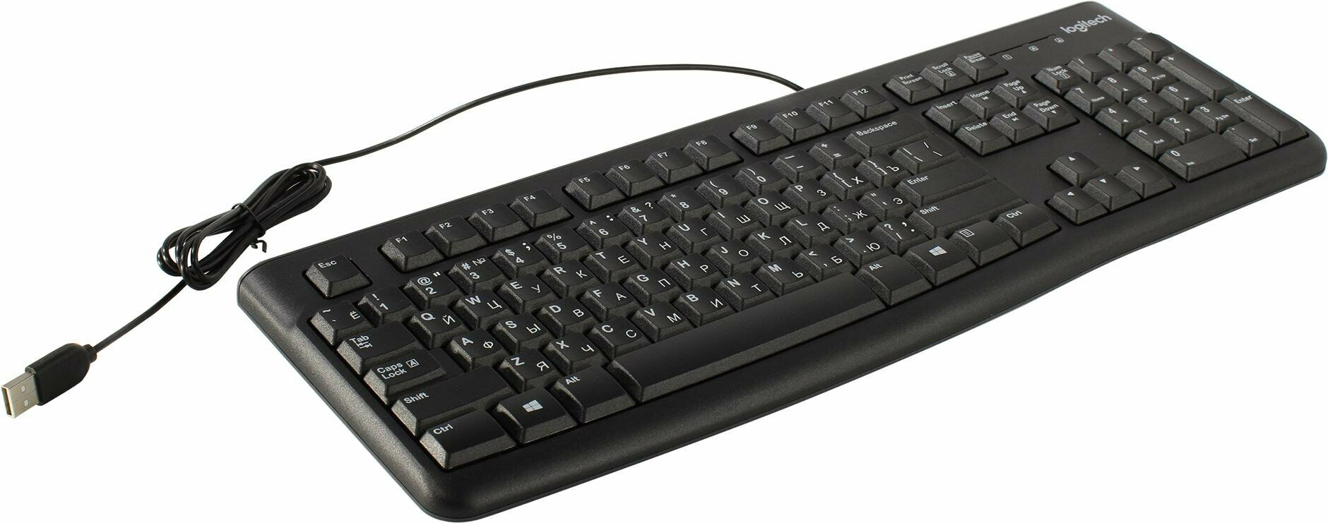 Клавиатура Logitech K120 / русская раскладка