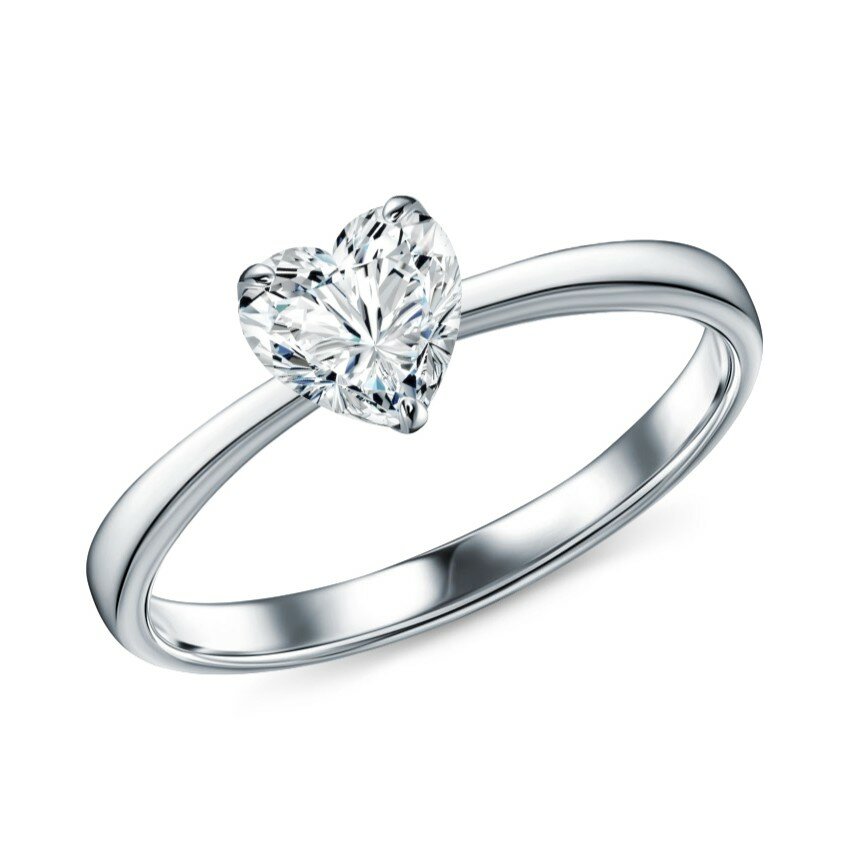 Кольцо, серебро, 925 проба, фианит