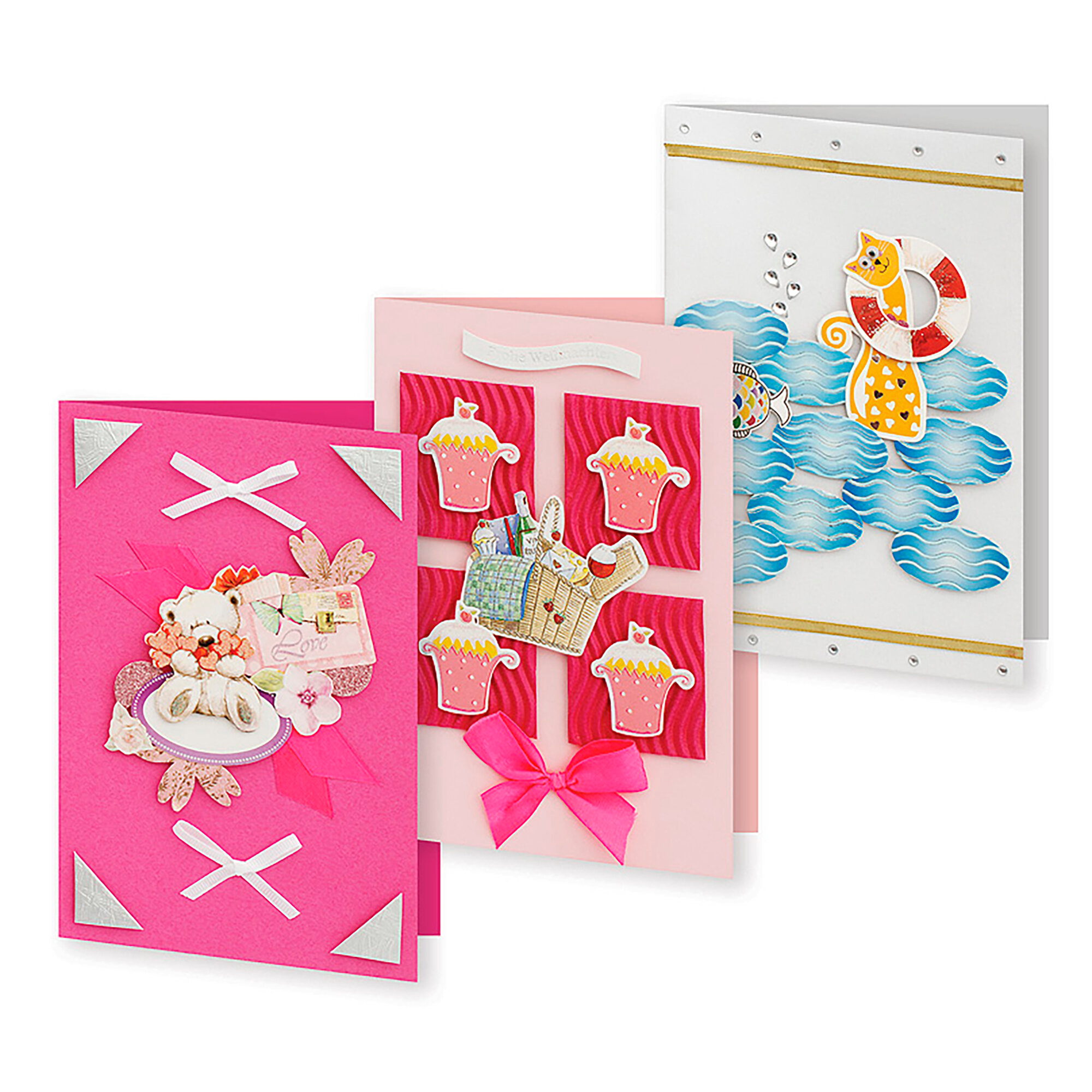 Белоснежка 126-SB Набор для создания 3-х открыток "Маскарад" Заготовки / Скрапбукинг / Для хобби и рукоделия