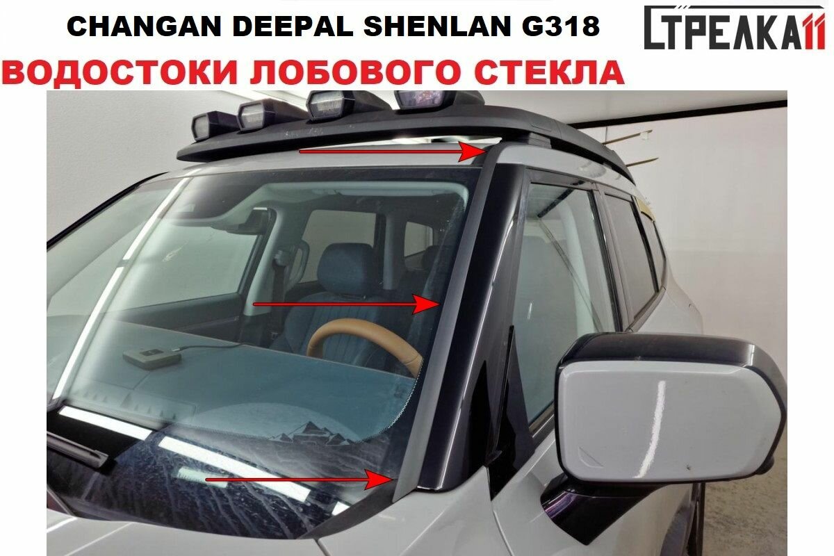CHANGAN DEEPAL SHENLAN G318 2024-н. в. - Водостоки лобового стекла (дефлектор)
