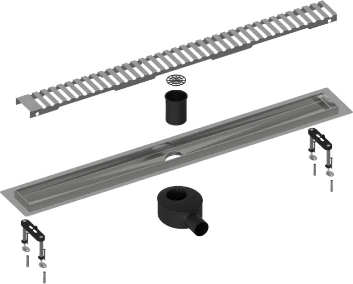 Душевой трап (лоток) Timo Drain Systems DS230107/01 700 вставка lines, сатин