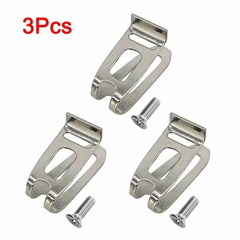 Зажим для ремня с винтами для аккумуляторной дрели-шуруповерта 18 В, держатель бит, зажим с крючком