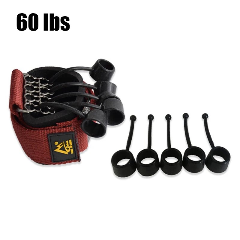 Тренировочный тренажер для пальцев Hand 20/40/60/75 фунтов Черный, 60 lbs