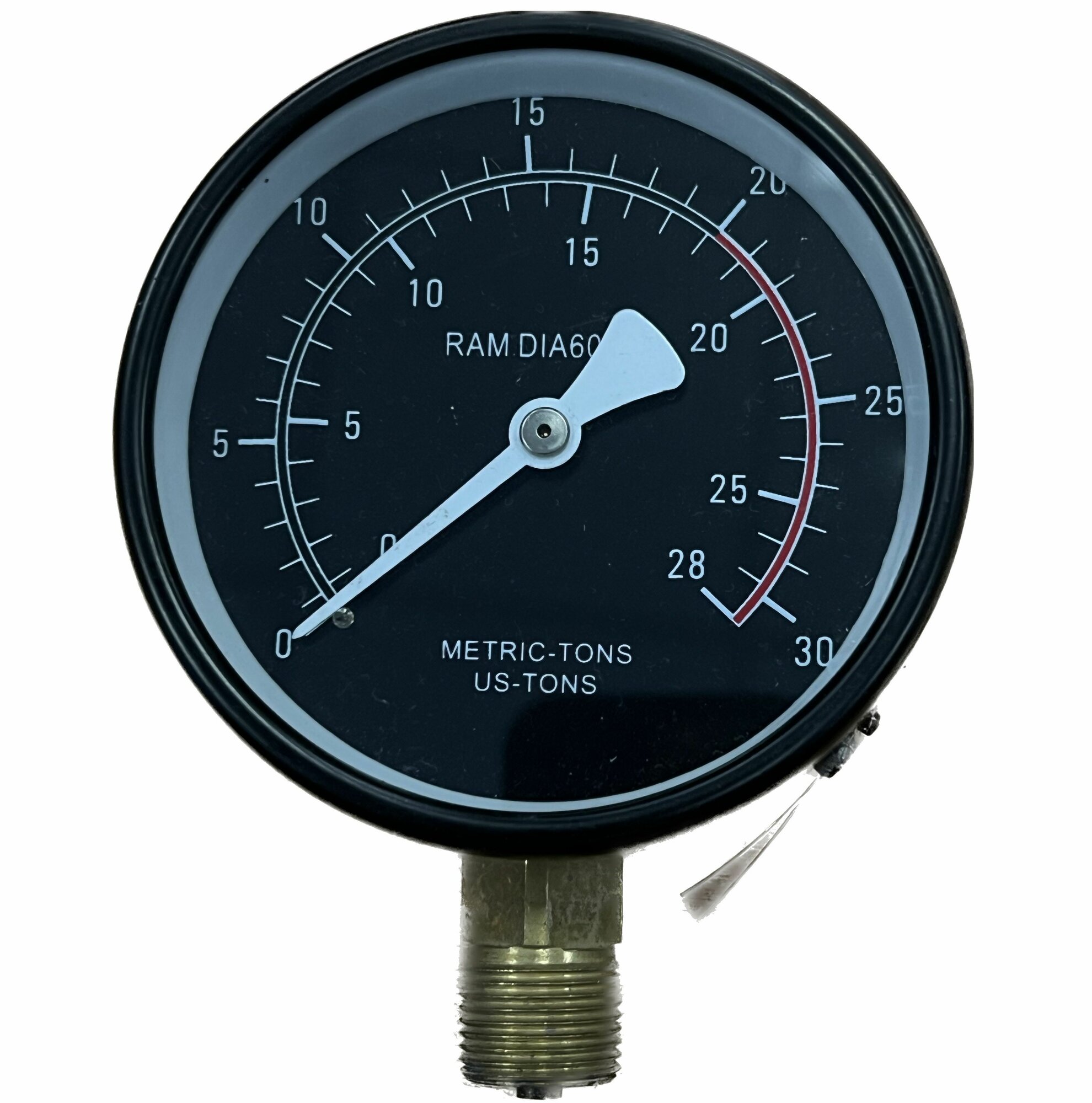 Манометр для гидравлического пресса 20 т. 43828