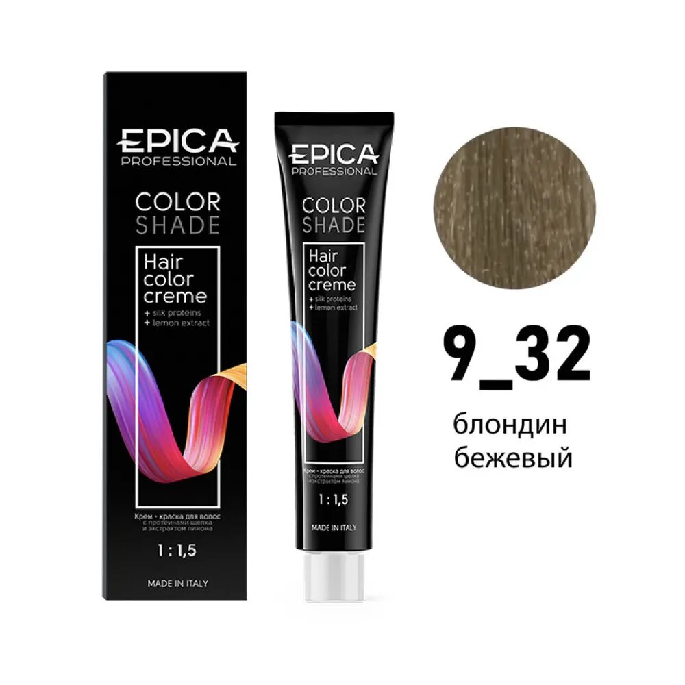 EPICA Professional 9.32 Крем-краска для волос Colorshade, 100 мл