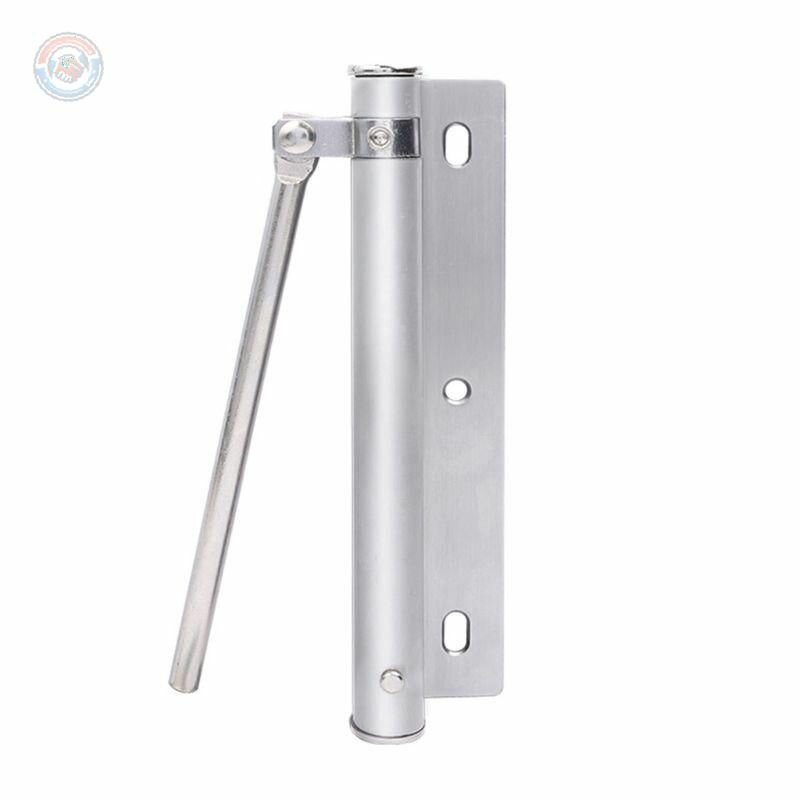 Автоматический доводчик двери, регулируемый доводчик на петли, тихое закрывание для дома и офиса, нержавеющая сталь, серебристый или черный