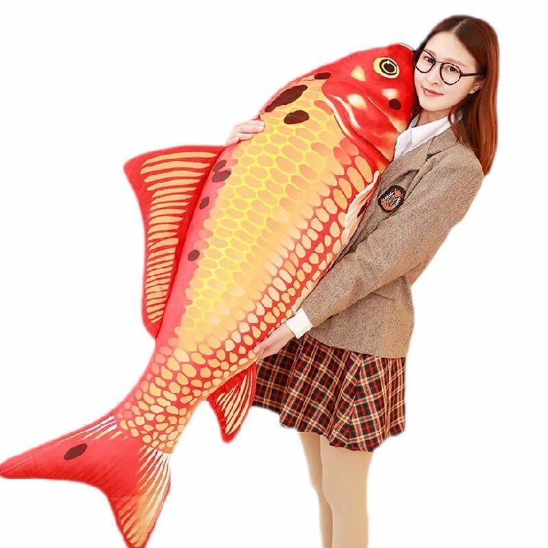 Гигантская имитация рыбы плюшевые игрушки, мягкие игрушки животных