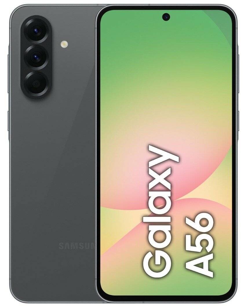 Смартфон Samsung Galaxy A56 5G 12/256GB, SM-A566 Global, Чёрный, Без Rustore
