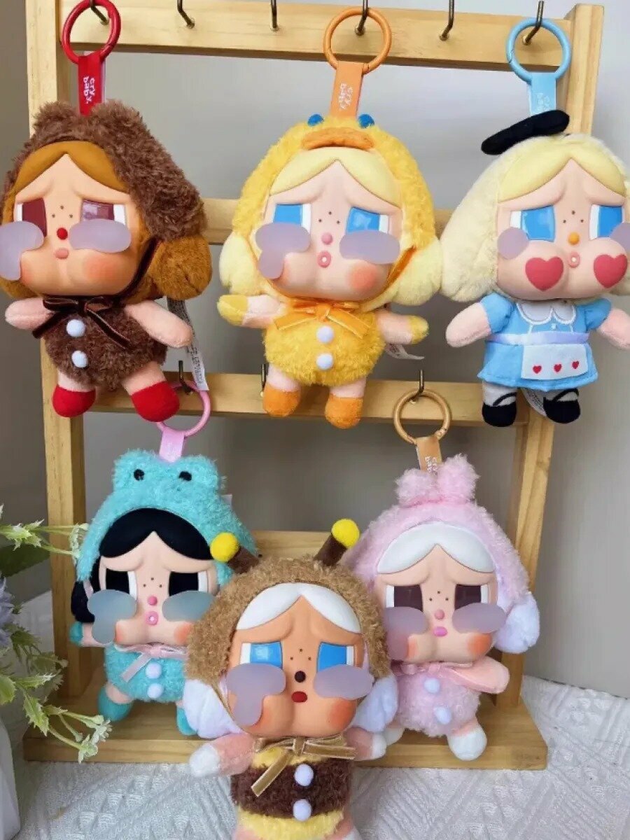 Брелок Labubu "Crying Again", коллекционная, "Плачущая девочка"