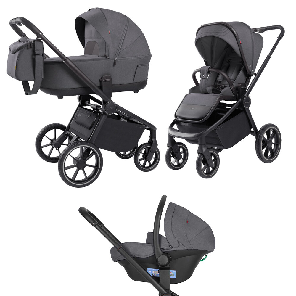 Детская коляска 3в1 Carrello Epica, цвет Iron Grey (Серый)
