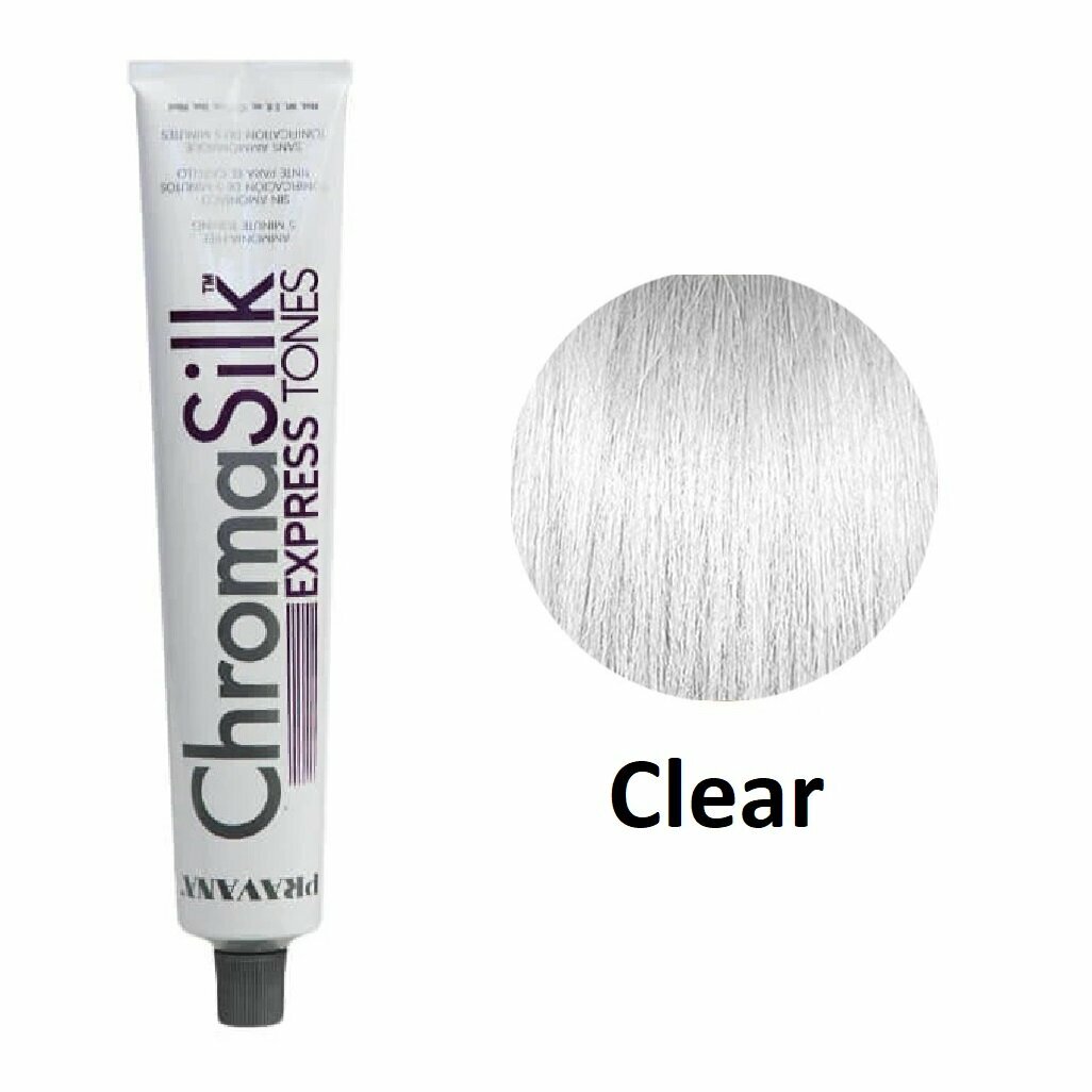 Тонер Pravana "Express Tones Clear", пепельный оттенок, без аммиака, 90 мл