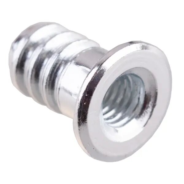 Муфта для подпятника М6 сталь цвет цинк 4 шт.