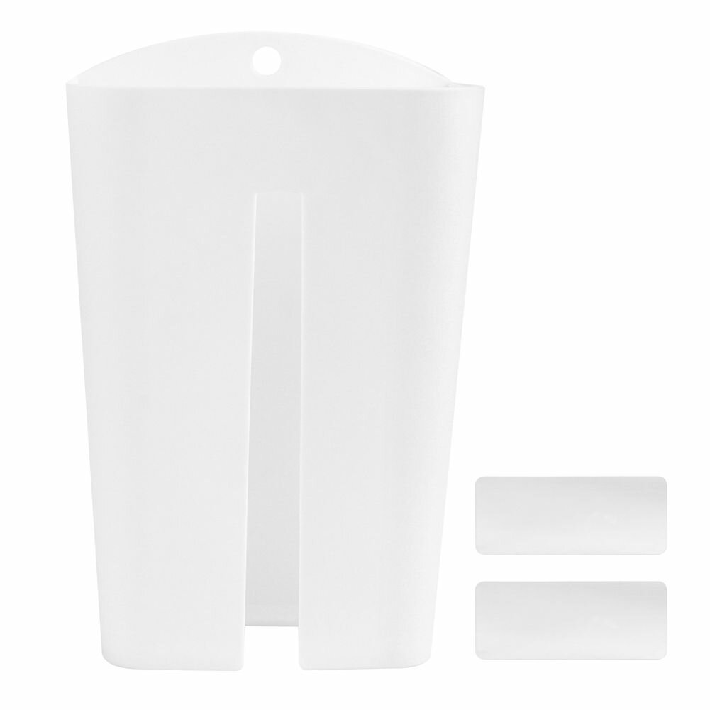 Настенный мешок для мусора, держатель для хранения, диспенсер для салфеток, контейнер-органайзер, кухонный декор (белый)