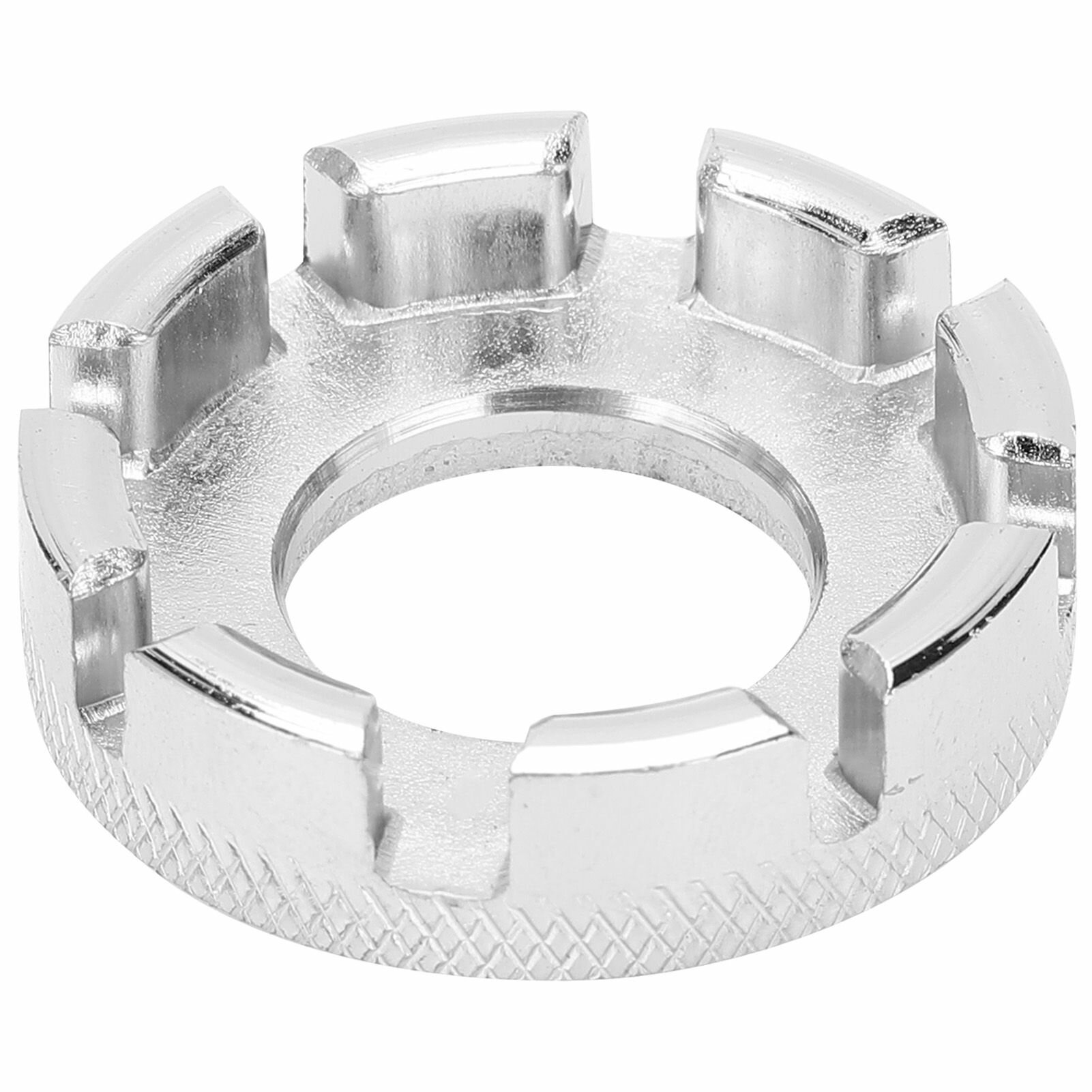 8-сторонний ключ для спиц, серебряный инструмент для ремонта велосипеда, ниппельный ключ для велосипедных спиц для проверки и регулировки колесных дисков