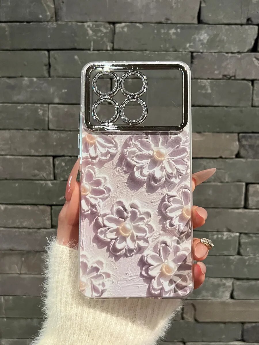 Чехол О'кейси, накладка, для Xiaomi Redmi K70E и Poco X6 Pro, принт, защита камеры